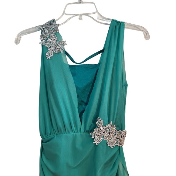 balera | Other | Balera Dance Leotard Floral Sequin Applique Ruched ...